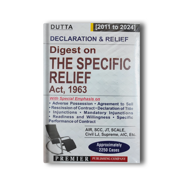DECLARATION & RELIEF Digest on THE SPECIFIC RELIEF Act, 1963 – Law Book ...